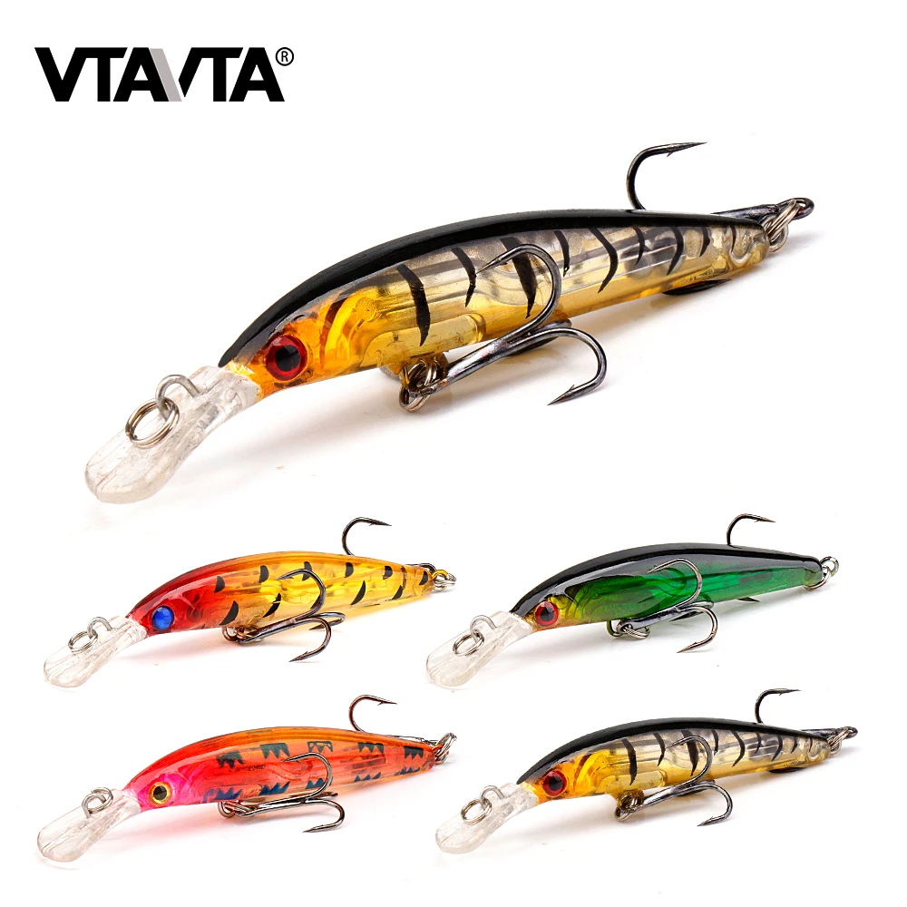 VTAVTA-70F-Minnow-Lure-Floating-Fishing-Freshwater-Trout-Pike-Lure-70mm-3-6g-Jerkbait-Swim ...