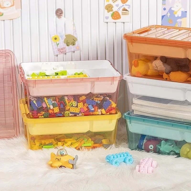 Children-Toy-Storage-Organizer-Jigsaw-Puzzle-Sorting-Container-Building ...