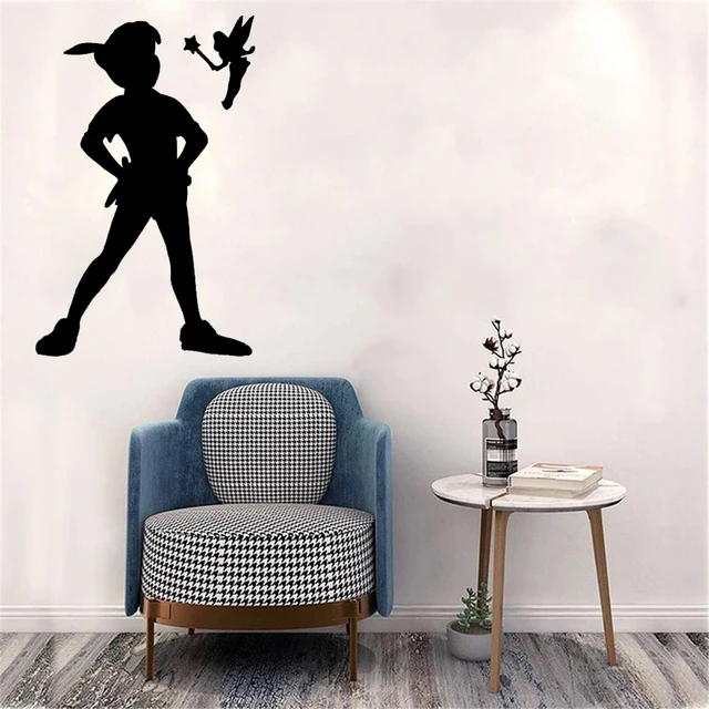 Peter Pan Wall Decal Shadow