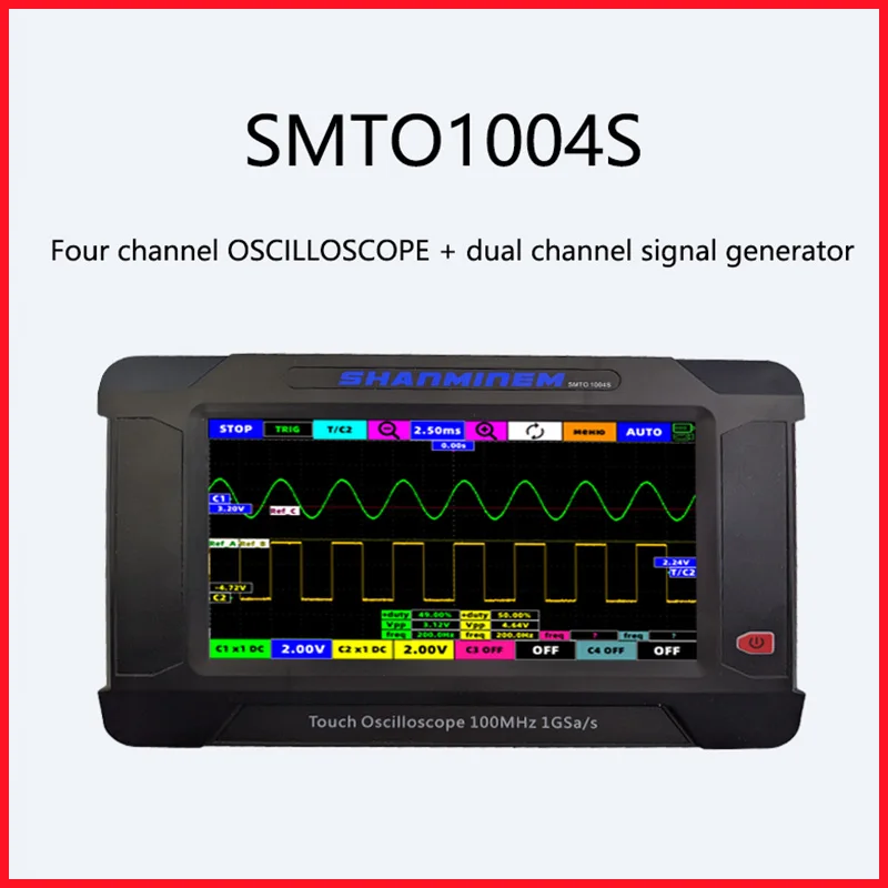 Handheld-4-channel-Flat-Panel-Oscilloscope-Dual-Channel-Signal ...