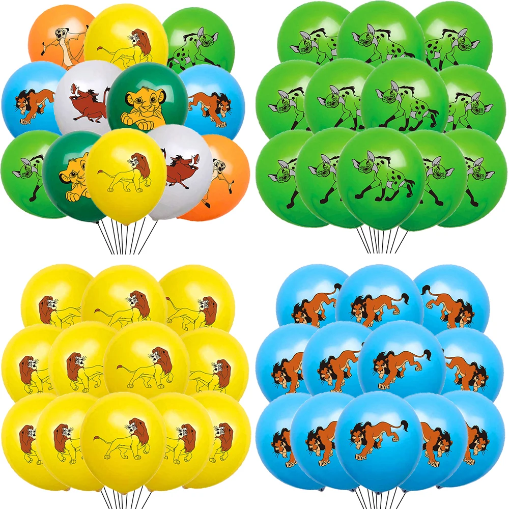 10-20-30Pcs-Lion-King-Latex-Balloons-Kinged-Simba-Theme-Birthday-Party ...