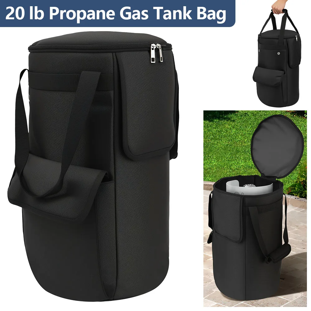 20 lb Propane Gas Tank Bag Oxford Cloth Waterproof Propane Tank Cover ...
