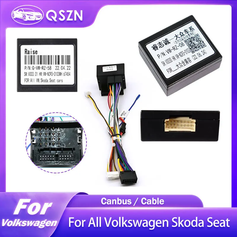 Canbus-Box-For-Android-Volkswagen-Skoda-Seat-Golf-5-6-Polo-Passat-jetta ...