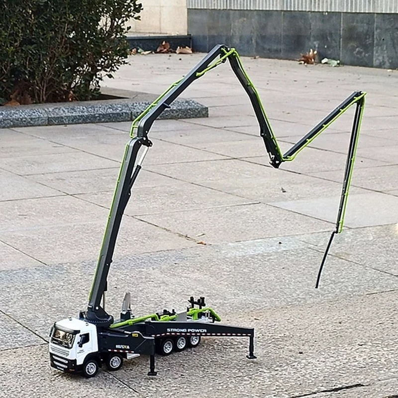 Huina-1709-1-50-Alloy-Concrete-Pump-Truck-Toy-Simulation-Engineering ...