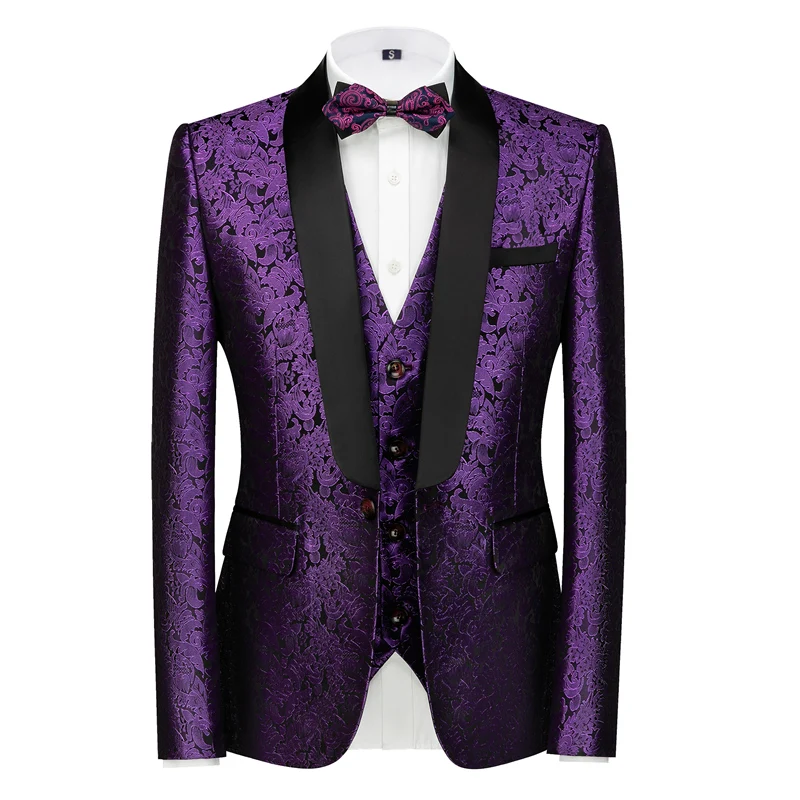 Royal Blue And Silver Wedding Suits