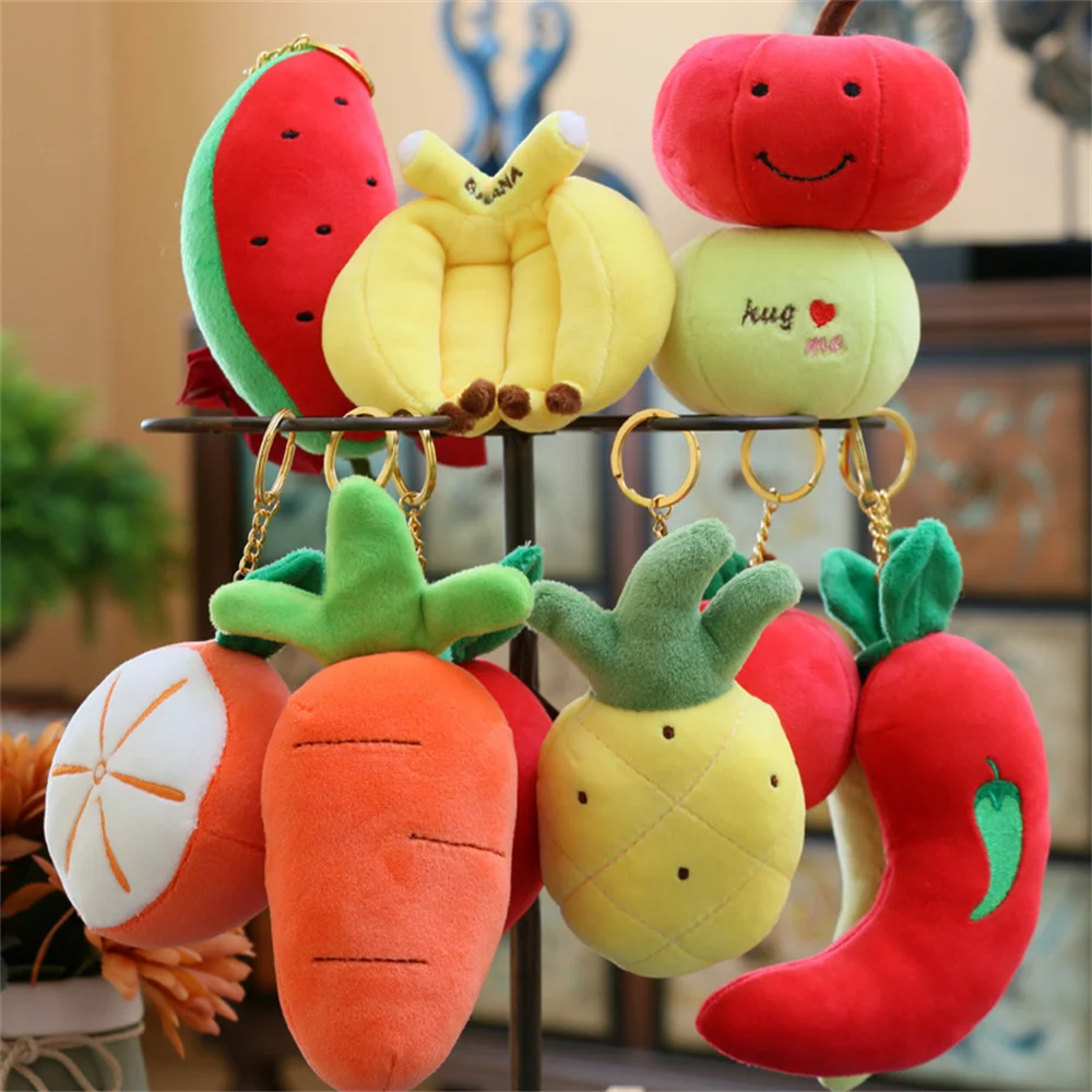 Fruit-and-Vegetable-Plush-Pendant-Creative-Action-Figure-Toy-Pendant ...