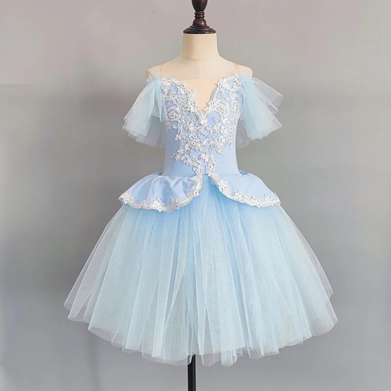 Kinder-profession-ellen-Rock-f-r-M-dchen-lange-Tutu-Ballett-Adulto-Kind ...
