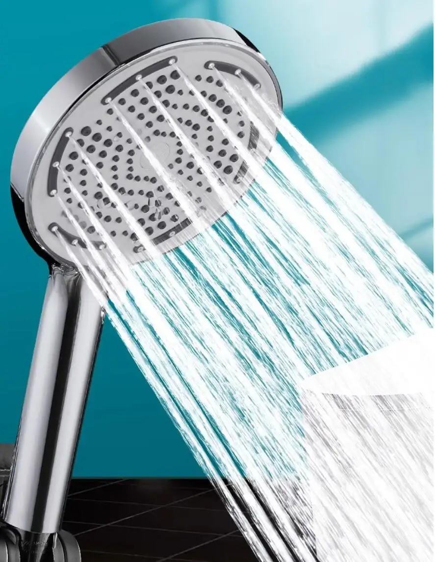 New-Large-Shower-Head-3-Modes-Adjustable-High-pressure-Shower-Set-with ...
