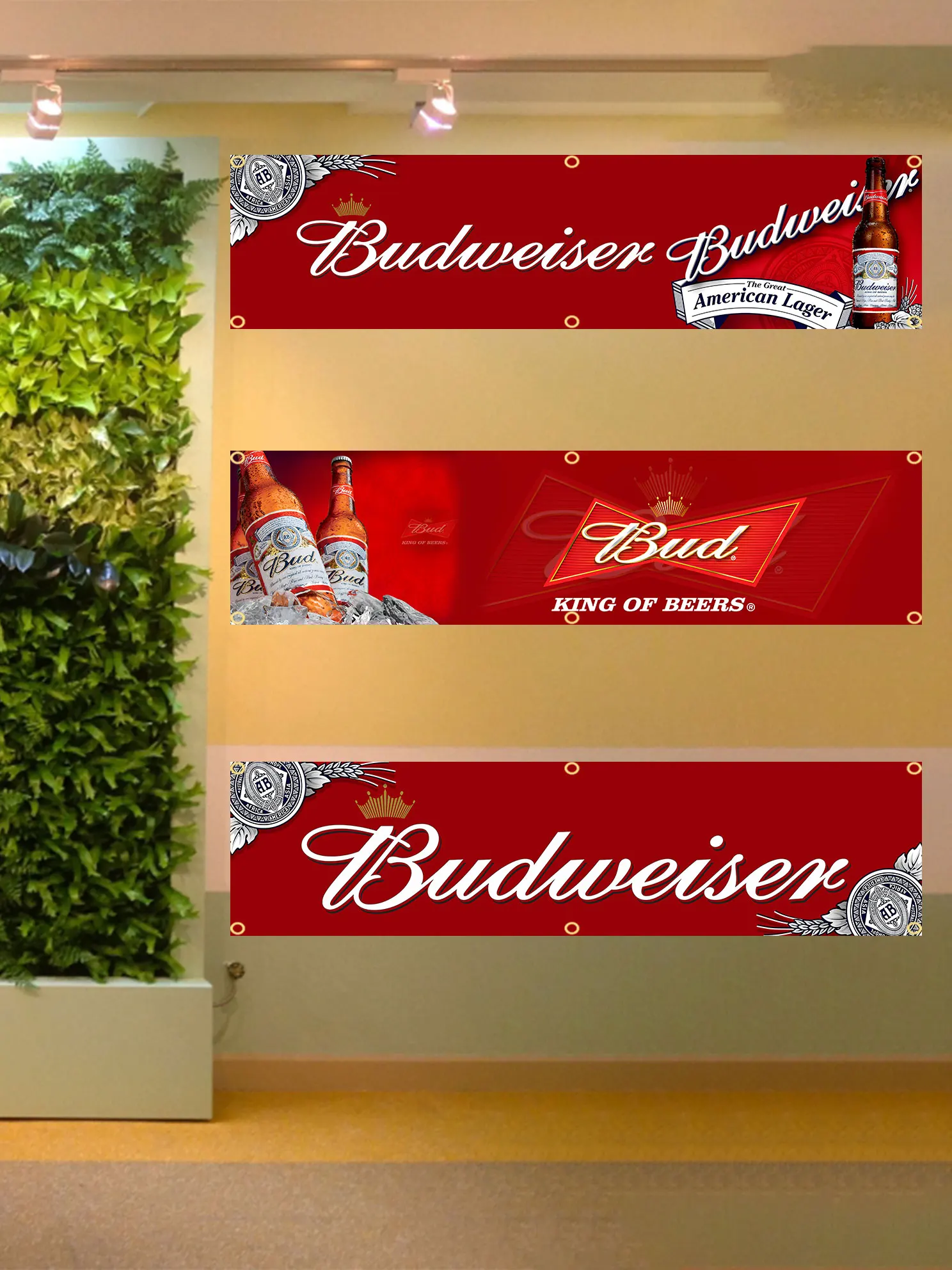 60x240cm-Budweiser-King-of-Beers-Flag-Banner-Tapestry-Polyester-Printed ...