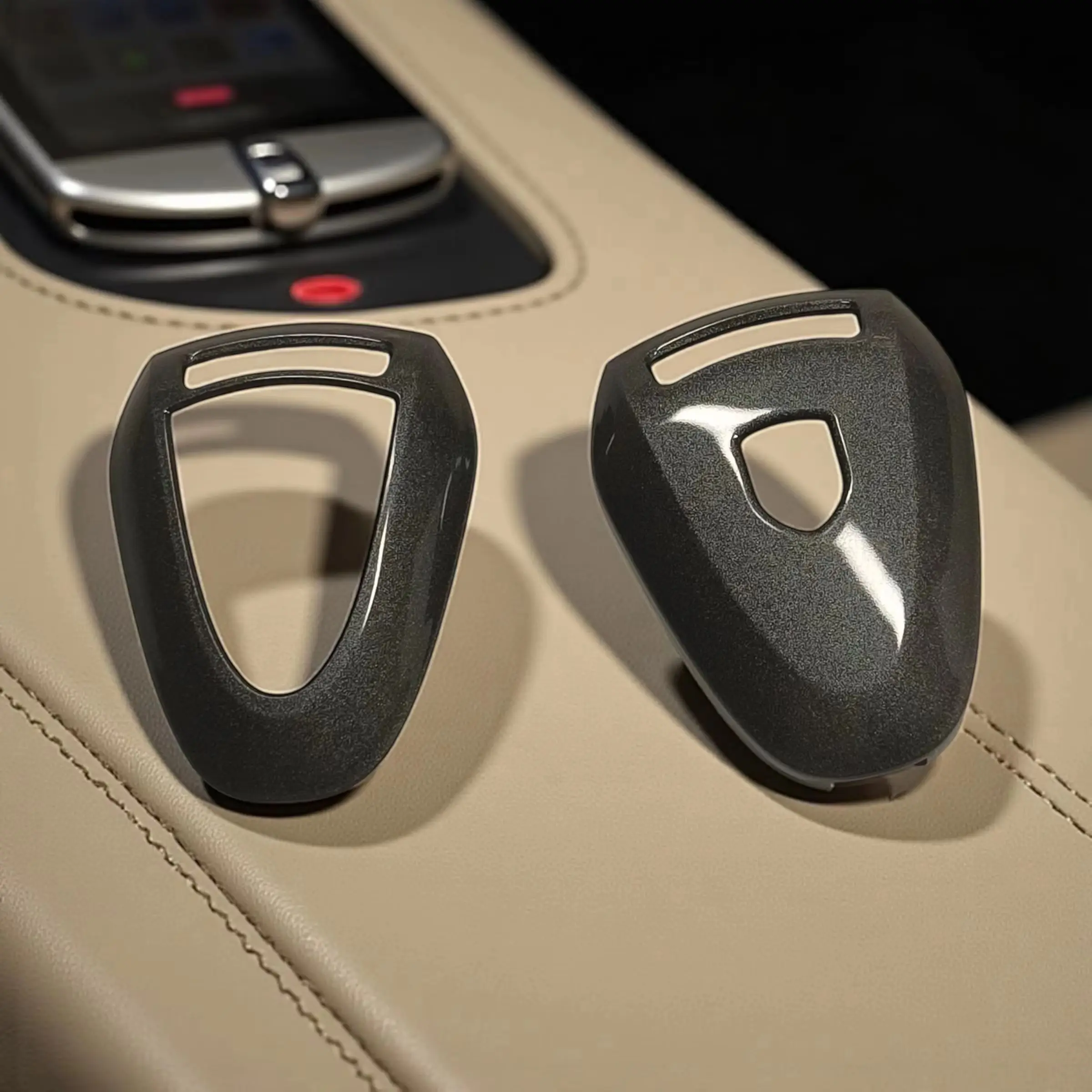 Gloss Key Fob Remote Case Shell Replacement Cover for Porsche 911 997 ...