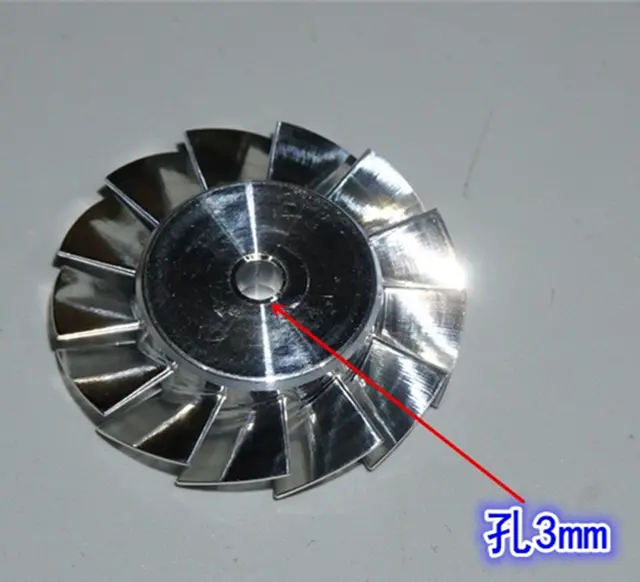 Cooling Fans Hair Dryer Parts 27mm Fan Blade Impeller CNC Machined High ...