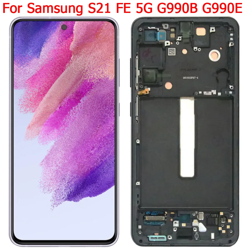 For-Samsung-S21-FE-LCD-Screen-Display-With-Frame-6-4-Samsung-S21FE-5G ...