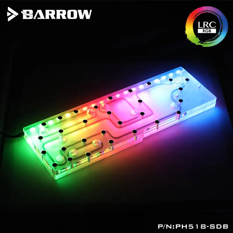 Barrow PH518-SDB Distro Plate For PHANTEKS 518 Computer Case Waterway ...