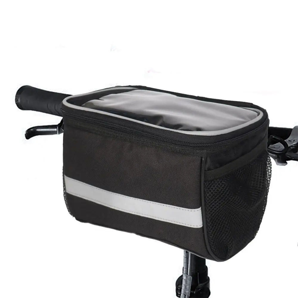 Cycling-Bags-Bicycle-Handlebar-Bag-Bike-Front-Tube-Pannier-Rack-Basket ...
