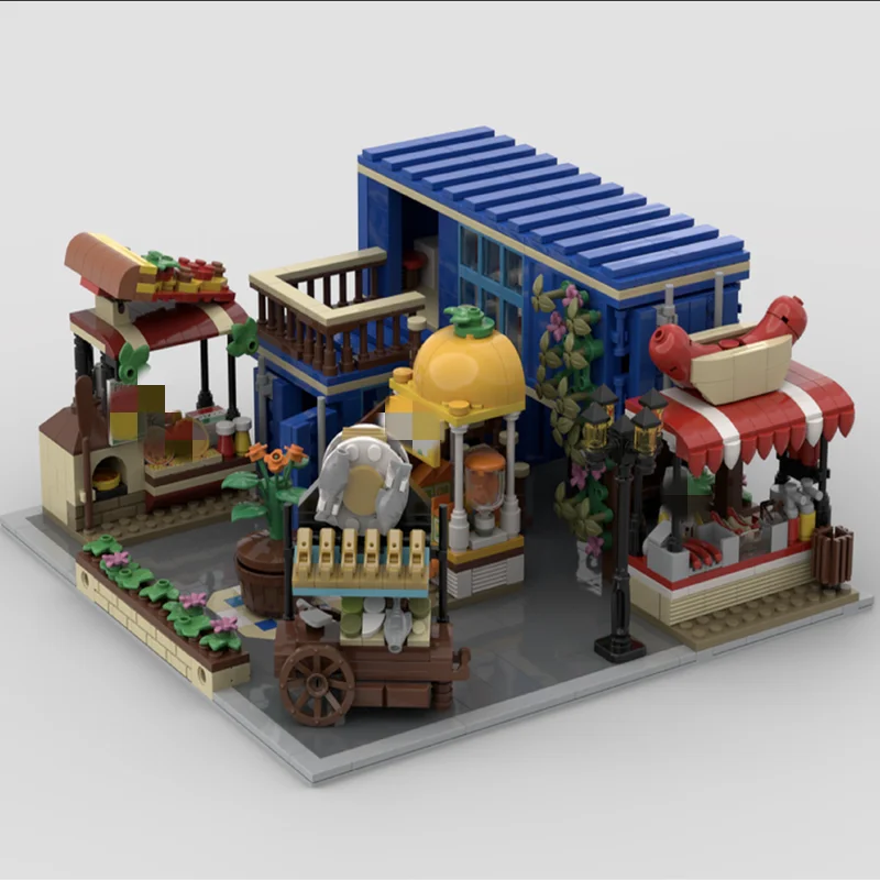 MOC-amusement-park-food-sales-booth-building-modular-assembly-toy ...