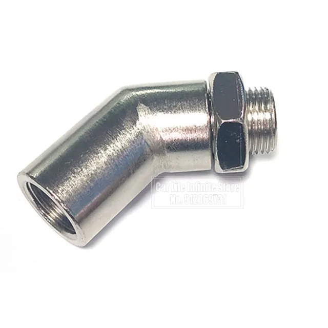 M18 x 1.5 Bung Adapter Connector Kit Exhaust 45 Degree Lambda O2 Oxygen ...