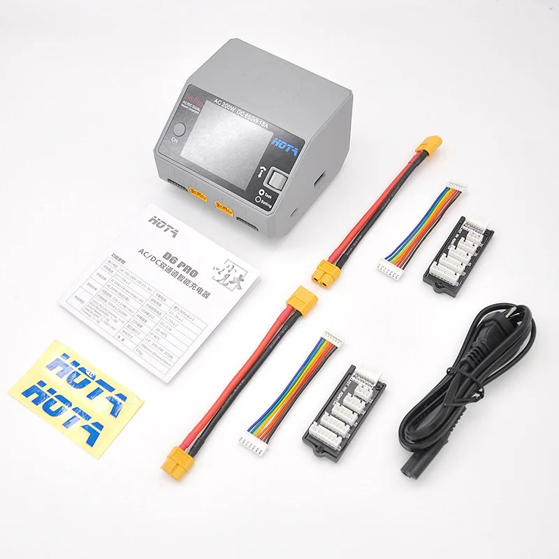HOTA D6 Pro Smart Charger AC200W DC650W 15A for Lipo LiIon NiMH Battery ...