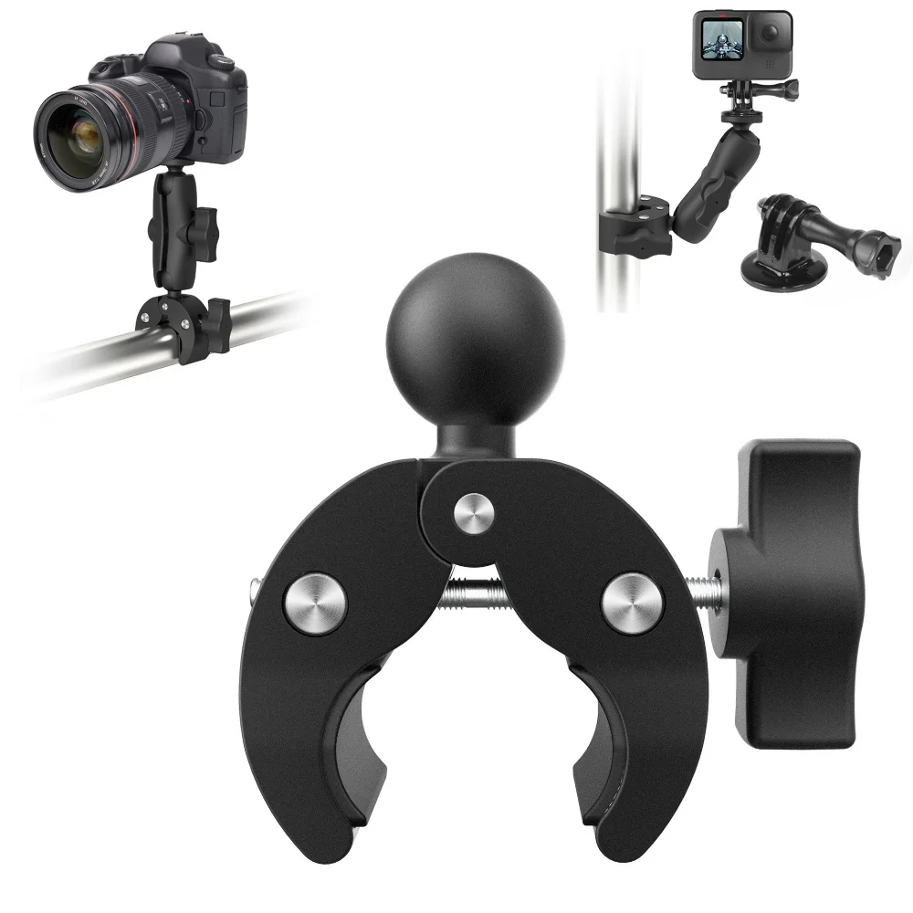 Super-Clamp-with-25mm-Ball-Head-1inch-Camera-and-Phone-Base-for-DSLR ...