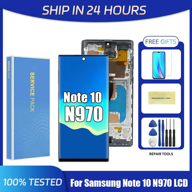 Note10-New-TFT-For-Samsung-Galaxy-Note-10-N970-N970F-Display-Touch-Screen-Digitizer-Replace ...