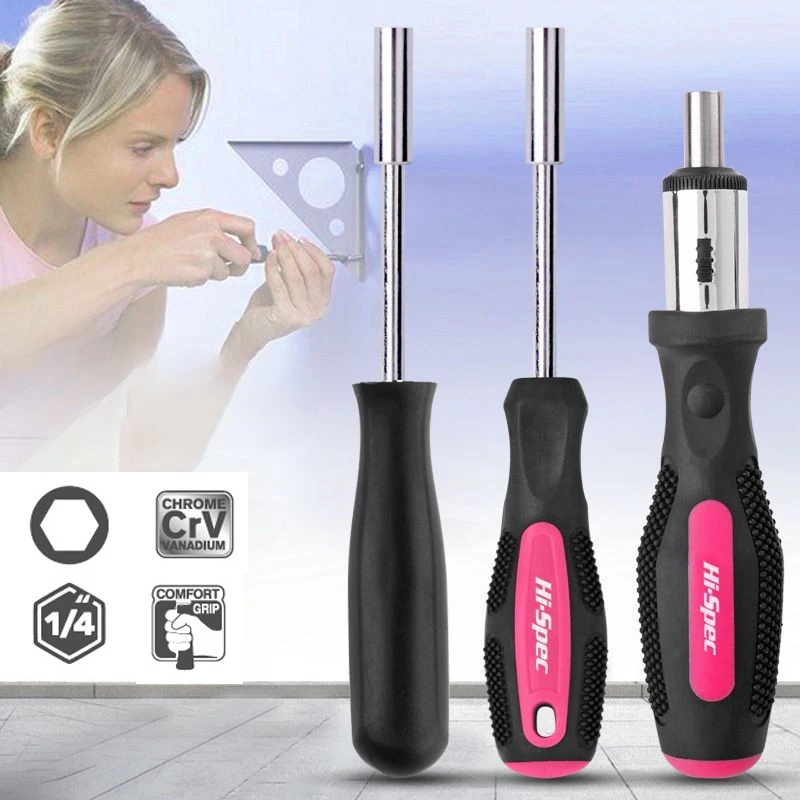 1-4-6-35mm-Ratchet-Screwdriver-Bit-Holder-Handle-Multifunctional ...