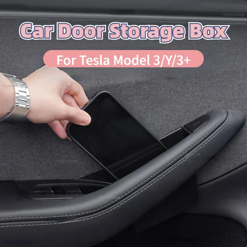 Car-Door-Storage-Box-for-Tesla-Model-3-Y-3-Highland-Four-door-Inner ...