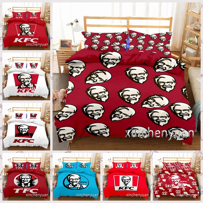 Phechion Food Kfc 3d Printed Cover Set Twin Full Queen King Size ...