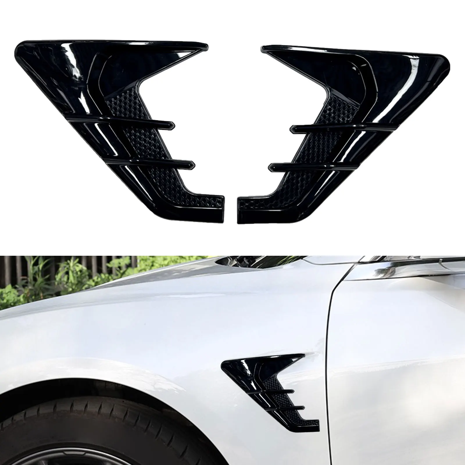 1-Pair-Universal-Car-Side-Flow-Vent-Fender-Sticker-for-Cars-Suvs-Sturdy ...