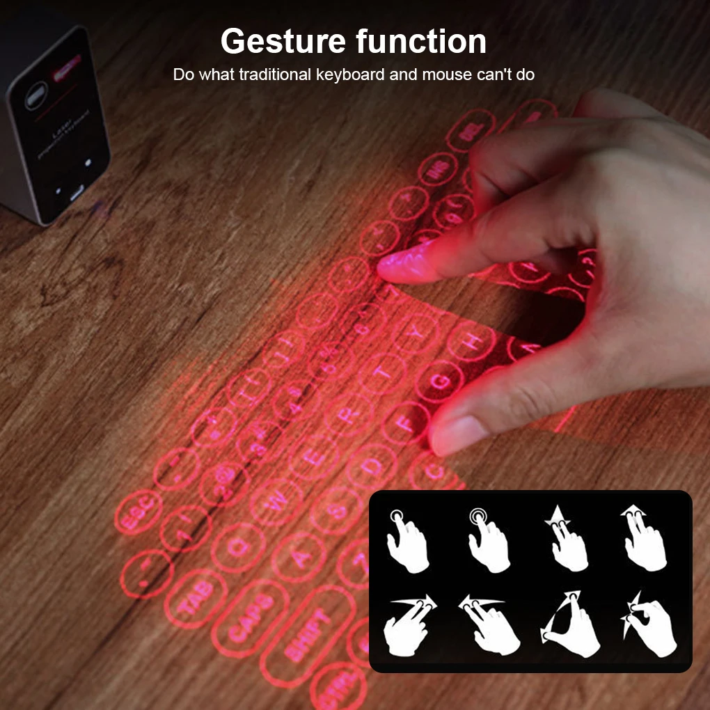 Computer-Bluetooth-compatible-Projector-Keyboard-79-Channels-Phone ...