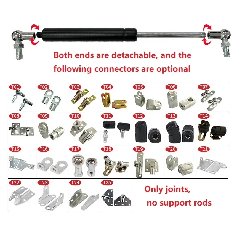 4pcs-Gas-Spring-Strut-Lift-Support-Ball-Stud-Socket-Joint-Bearing-End ...