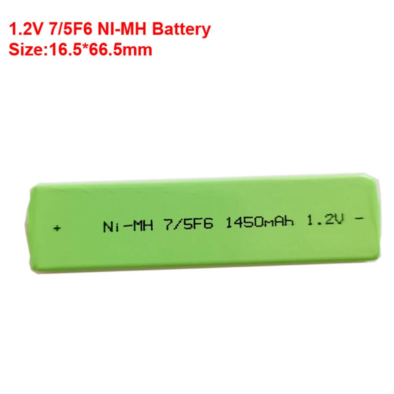7/5F6 67F6 1450mAh Chewing Gum Battery 1.2V Ni-MH 7/5 F6 cell for ...