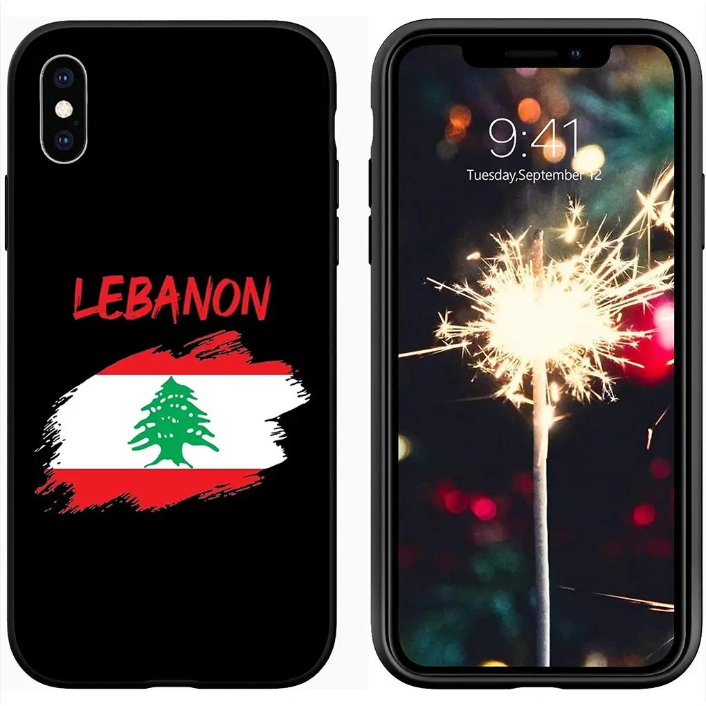 Lebanon Flag Silicone Phone Cover - Soft and Durable Protection for ...