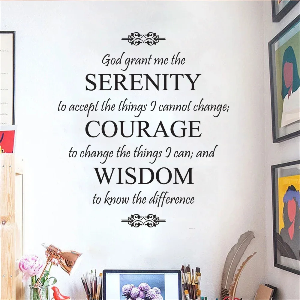 Chinese Symbols For Serenity Courage And Wisdom