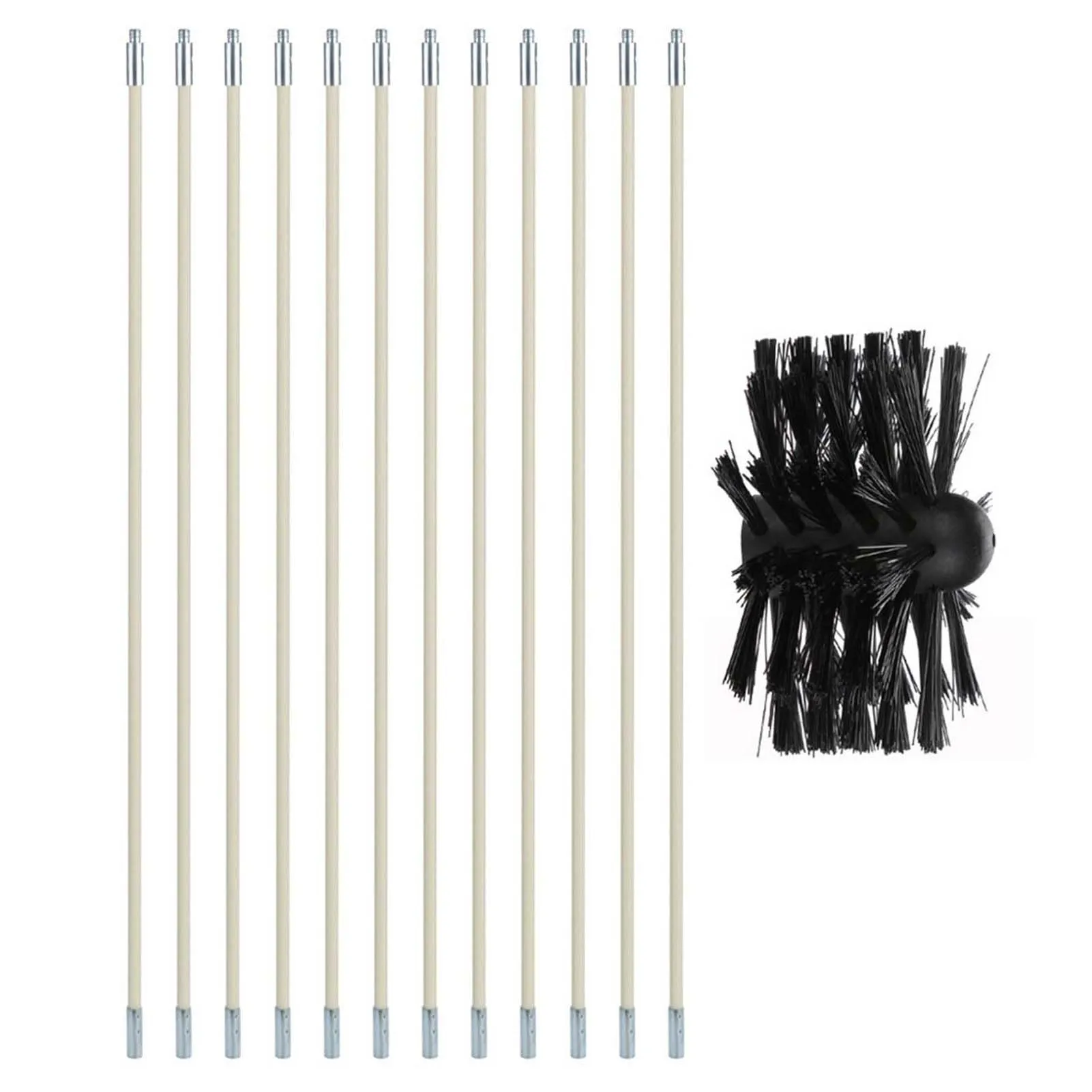 Ergonomic-Chimney-Cleaning-Sweep-Kit-Flexible-Rods-Drier-Lint-Sweeping ...