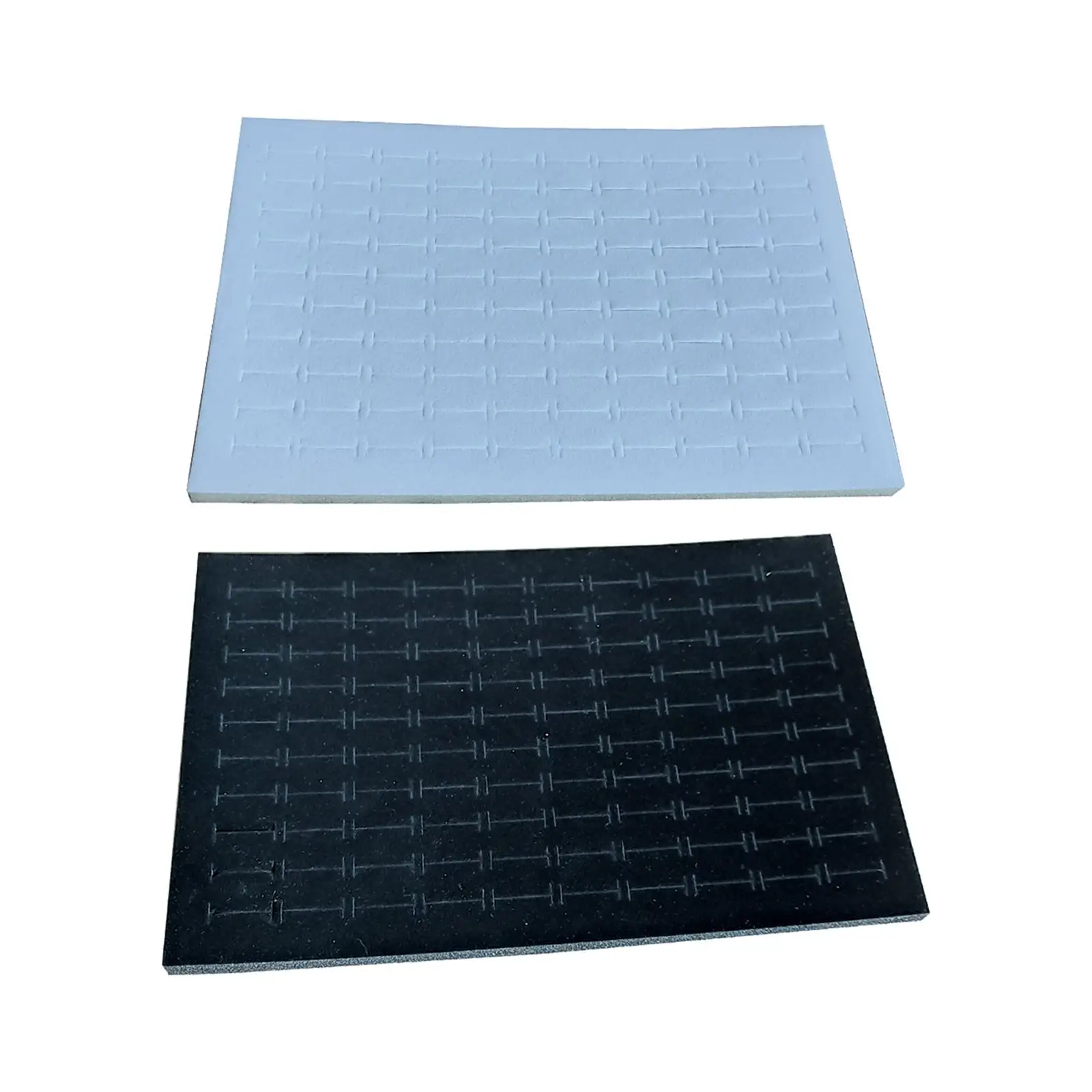 5x-100-Slots-Ring-Pad-Foam-Insert-Jewelry-Cases-Selling-Organizer ...