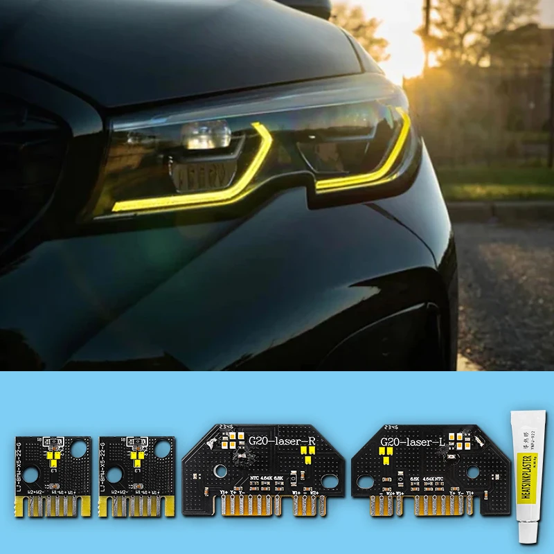 CSL-Lemon-Gold-Yellow-DRL-Light-LED-Module-Set-For-BMW-3series-G20-G21 ...