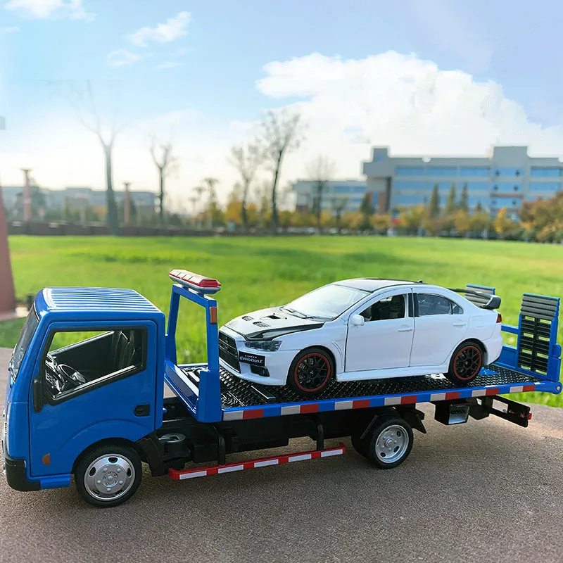 1/32 Nissan Alloy Traffic Road Rescue Wrecker Car Model Diecast ...