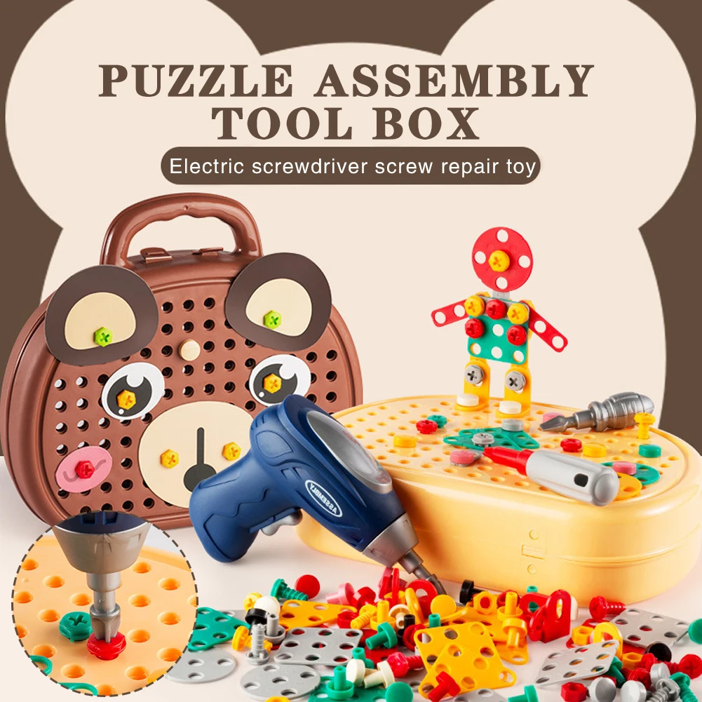 Children-Electric-Drill-Toolbox-Driller-Games-Educational-Puzzle-Tool ...