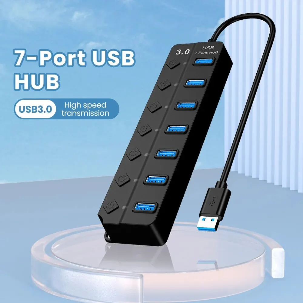 7-in-1-USB-3-0-HUB-USB-Docking-Station-Extender-High-Speed-Port-Multi ...