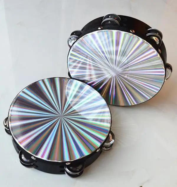 Customized-laser-flashing-tambourine-mini-double-row-8-inch-tambourine ...