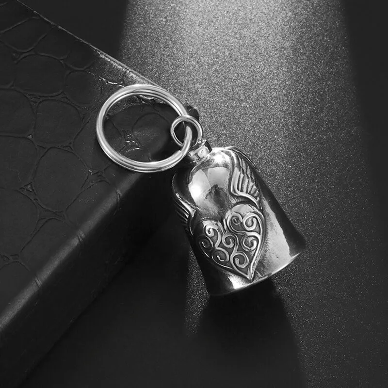 Retro-Punk-Angel-Wings-Bell-Pendant-Keychain-Personality-Motorcycle ...
