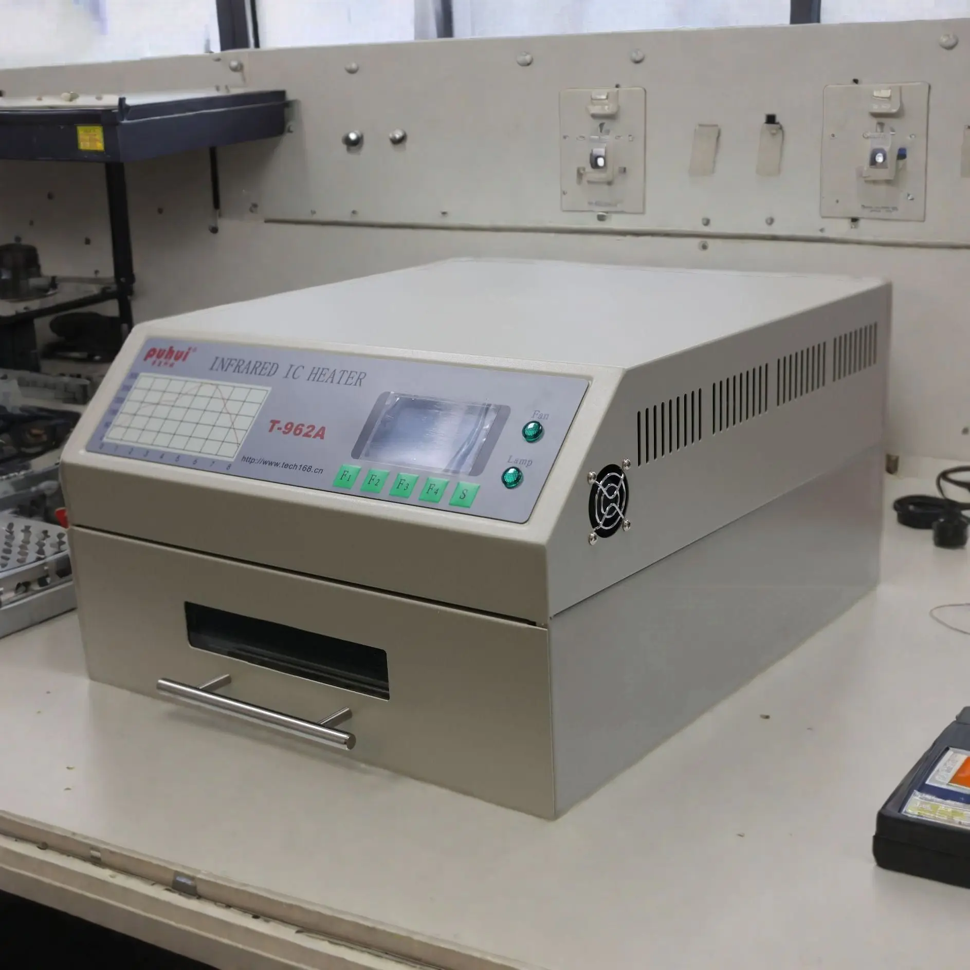 PUHUI T-962A Reflow Furnace Infrared IC Heater T962A Desktop Reflow ...