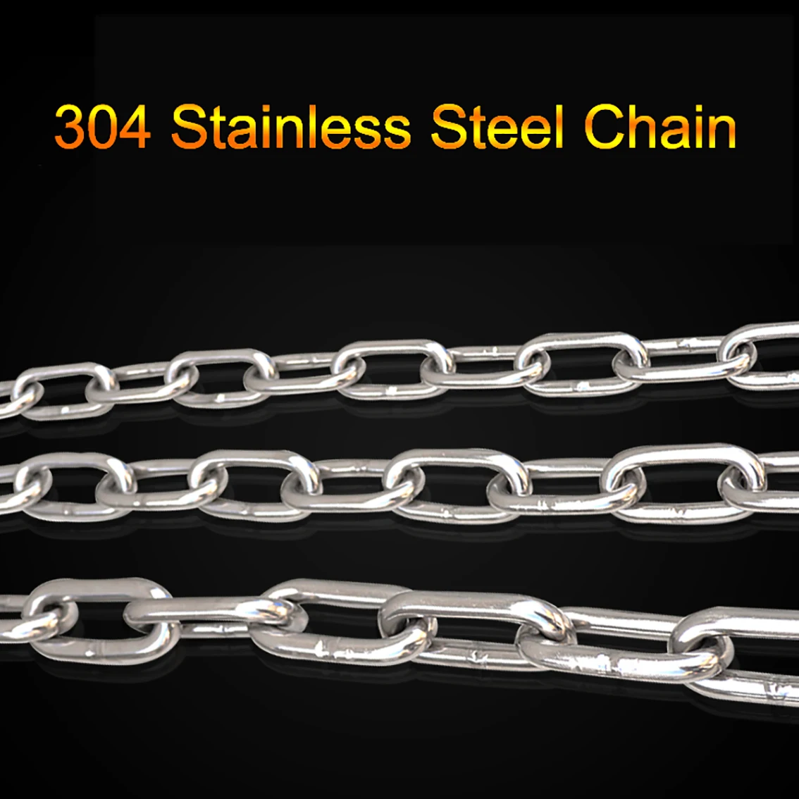 1Meter-304-Stainless-Steel-Chain-1-2-8mm-Diameter-Long-Link-Chain-Short ...