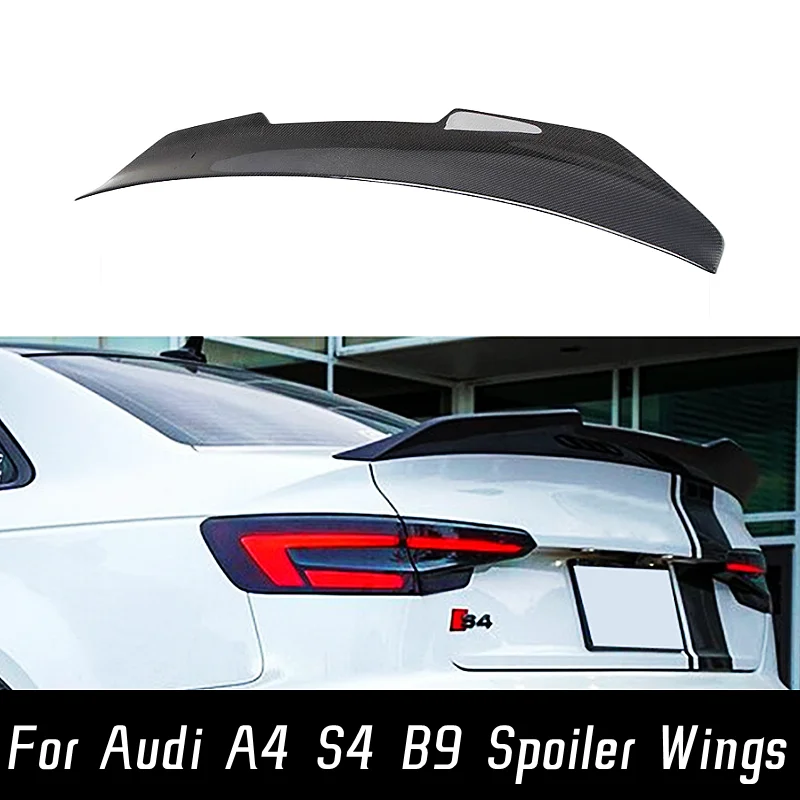 Real-Carbon-Fibe-PSM-Style-Rear-Trunk-Spoiler-Wings-Boot-Lip-Bodykit ...