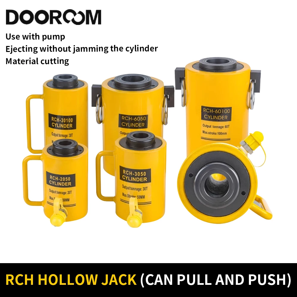 DOOROOM-Hollow-Hydraulic-Jack-Separate-RCH-20T-30T-Multifunctional ...