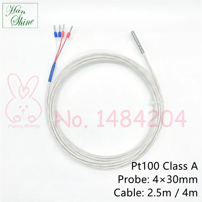 PT100-Grade-A-Temperature-Sensor-4mm-30mm-Waterproof-Thermal-Detector ...