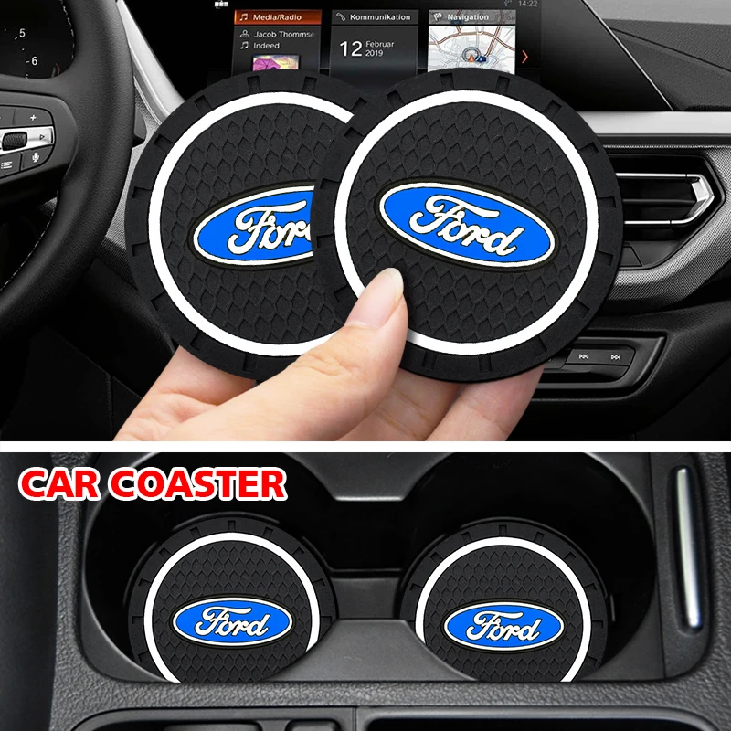 2Pcs รถ Coaster ถ้วยน้ำที่วางขวดน้ำติดรถจักรยาน Anti Slip Pad Mat ...