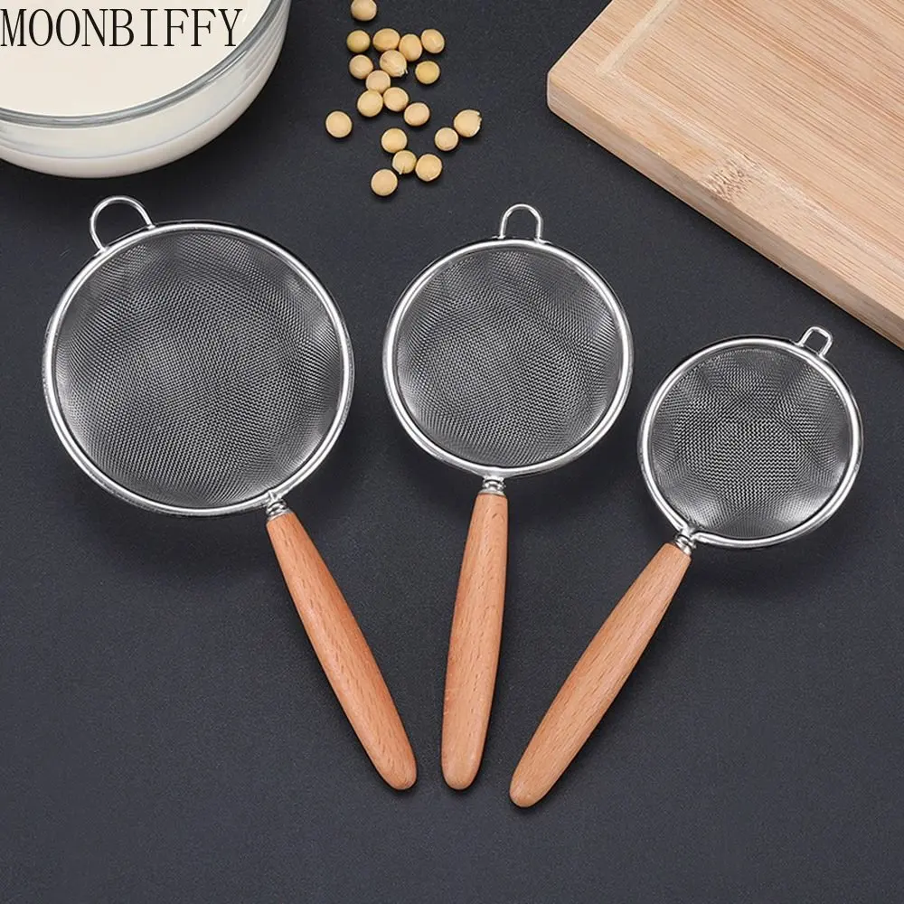 Passoire En Acier Inoxydable Avec Manche En Bois, Filtre Multifonction ...