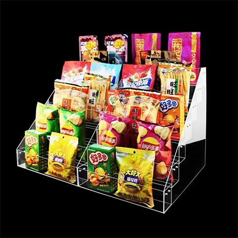 Acrylic-Display-Stand-for-Supermarket-Food-Snacks-Cigarettes-Drinks ...