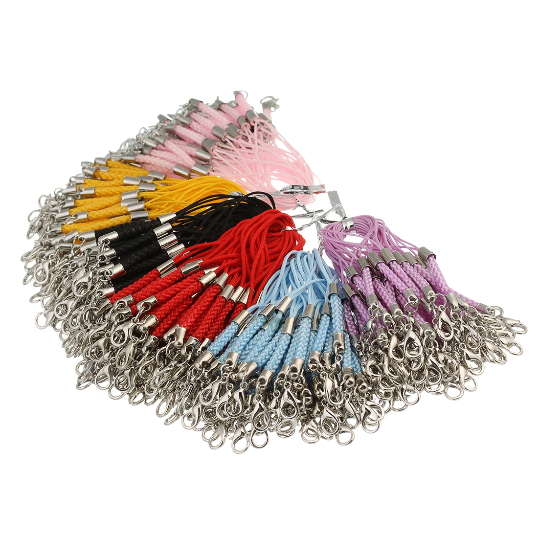 10-teile-los-12-Farben-geflochtene-Lanyard-Handy-gurte-Handy-ketten ...