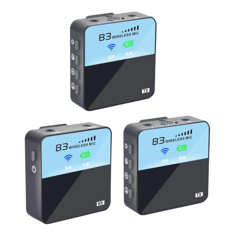 Wireless-Lavalier-Microphone-Transmitter-Receiver-for-Phone-DSLR-Camera ...